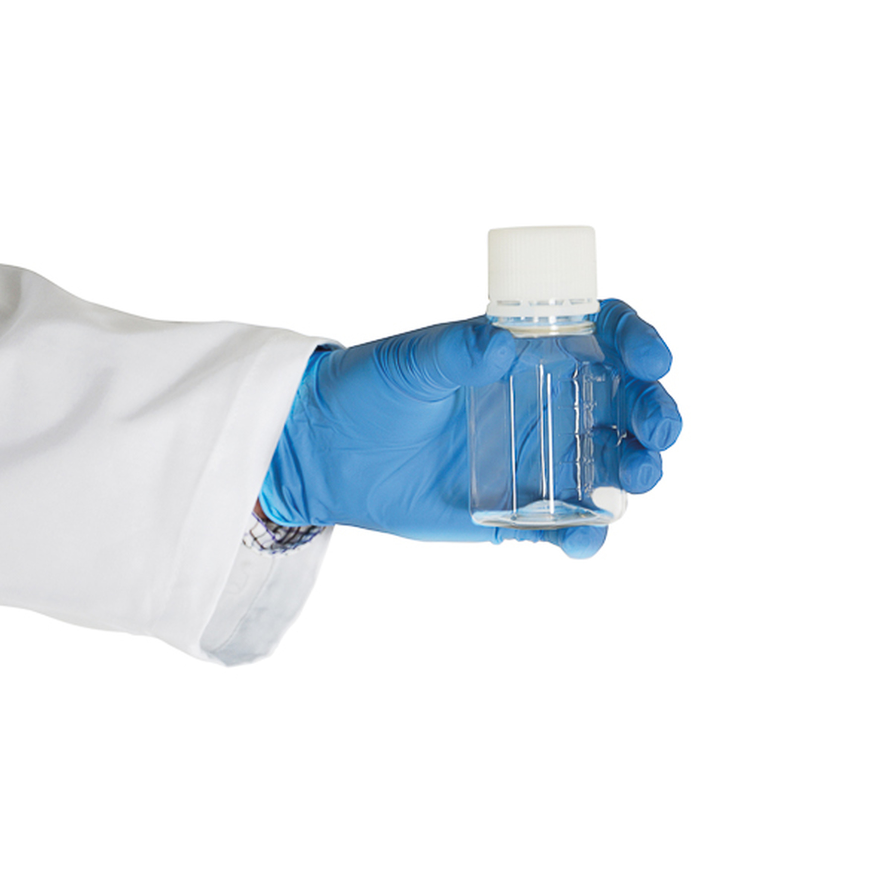 Labbox disposable nitrile gloves, non-sterile, powder-free, 7,20